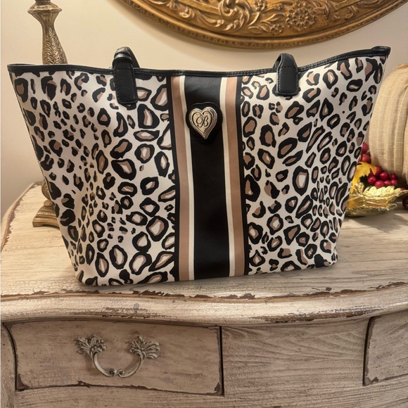 Brighton | Bags | Brighton Tula Shopper Tote Cheetah Ocelot Animal ...